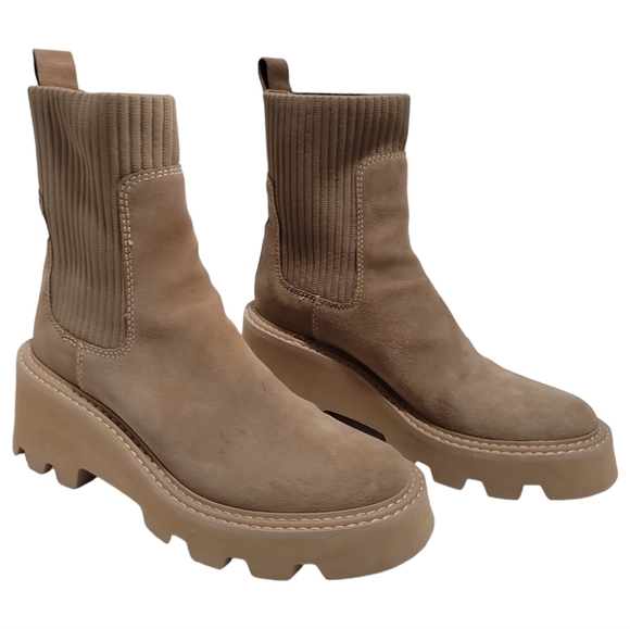 Dolce Vita | Shoes | Dolce Vita Suede Hoven H2o Lug Sole Boots In ...